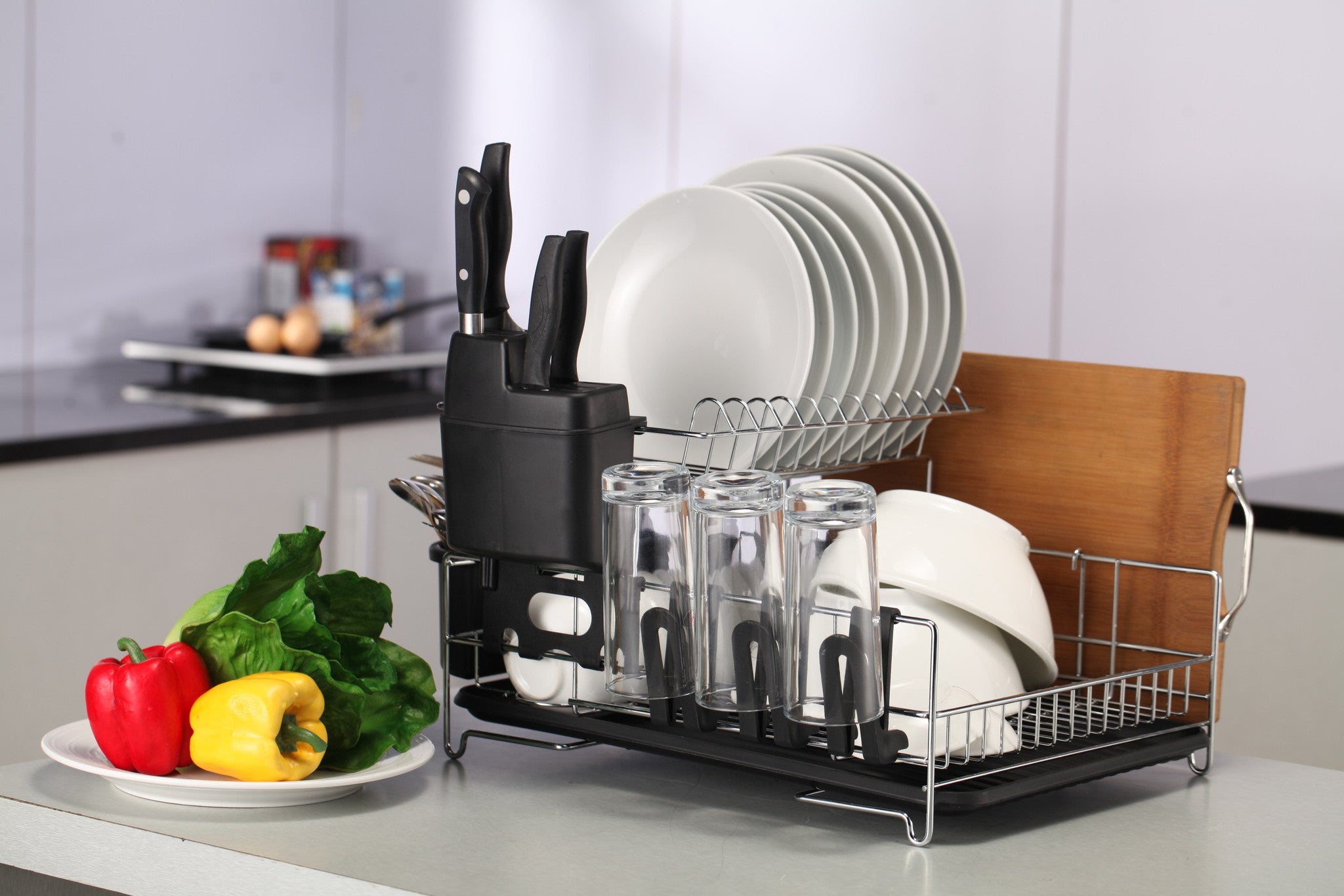 PremiumRacks Professional Dish Rack - 304 Stainless Steel- Fully Custo