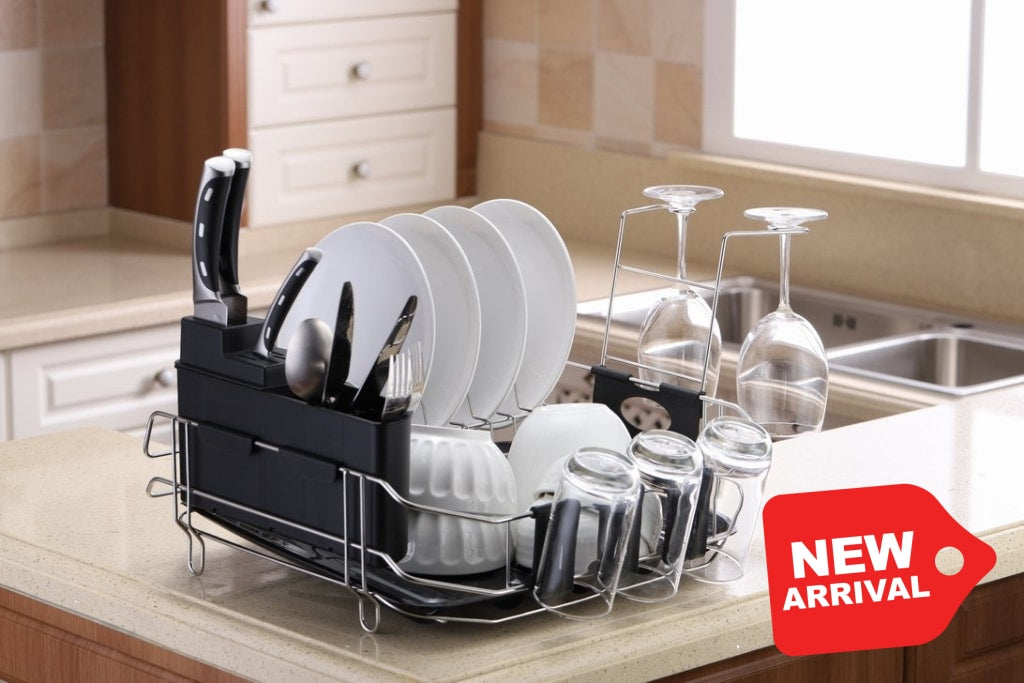 NEW--PremiumRacks Countertop Dish Rack - Perfect For Smaller Spaces